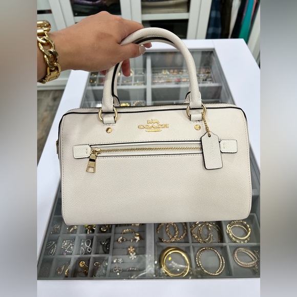 Coach | Bags | Coach Rowan Satchel In Chalk Color | Poshmark